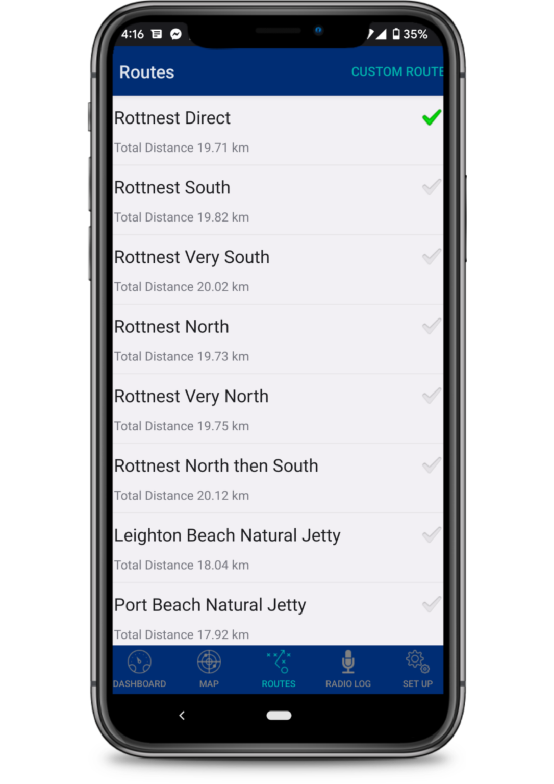 Rotto Swim App - Rottnest Channel Swim